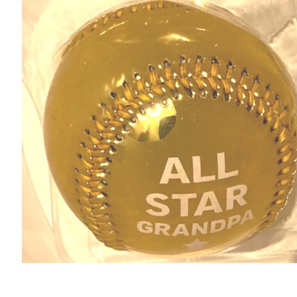 Hallmark | Other | Hallmark Gold Baseball All Star Grandpa Sports Fan ...